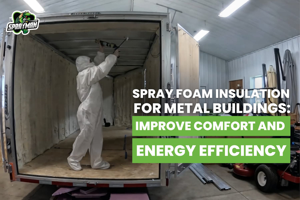 Spray Foam Insulation for Metal Buildings | Closed-Cell Benefits, DIY ...