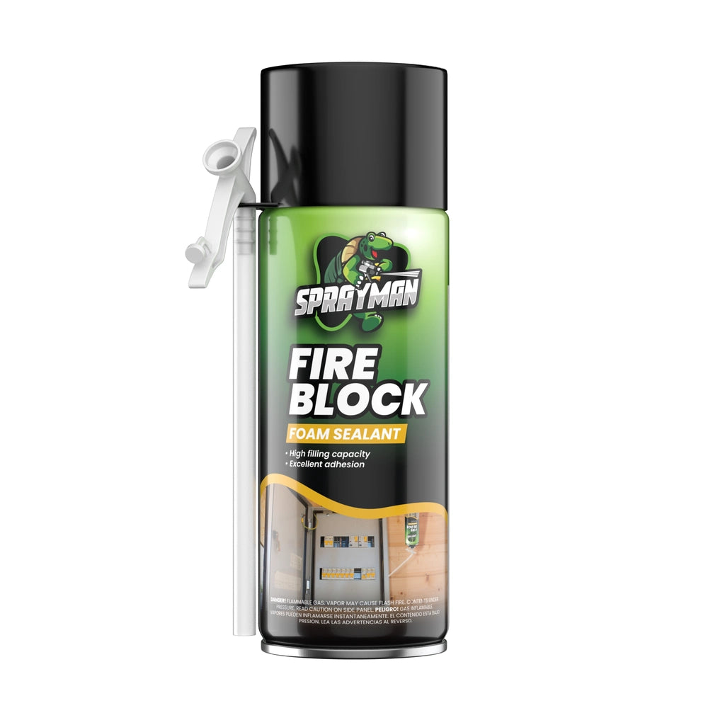 Orange Fire Block Foam Sealant - Straw | Fireproof Foam Insulation
