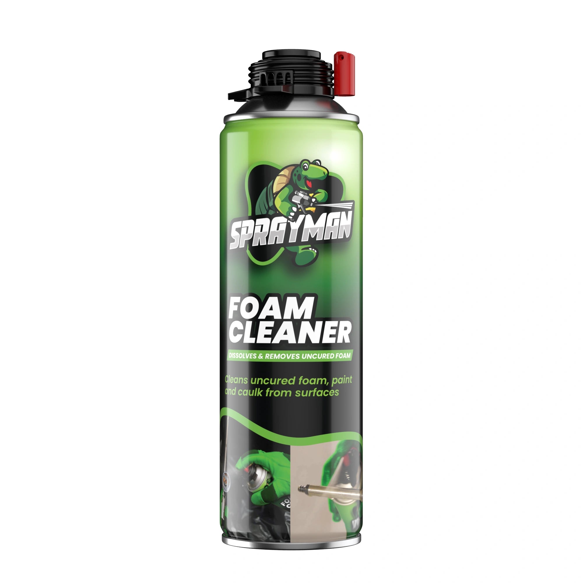 Sprayman Foam Gun & Foam Cleaner - Polyurethane Foam Cleaning Solution