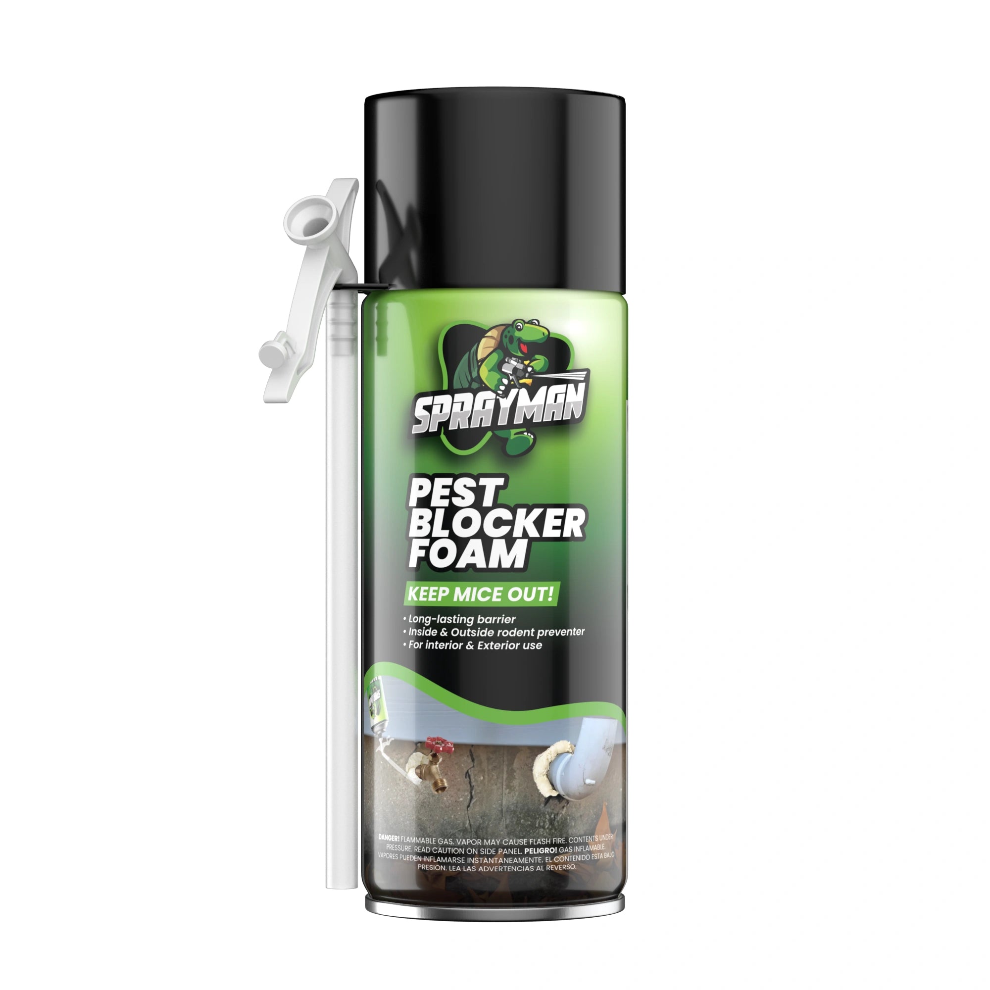 Pest Blocker Foam | 12 oz Straw Applicator Pest Control Foam