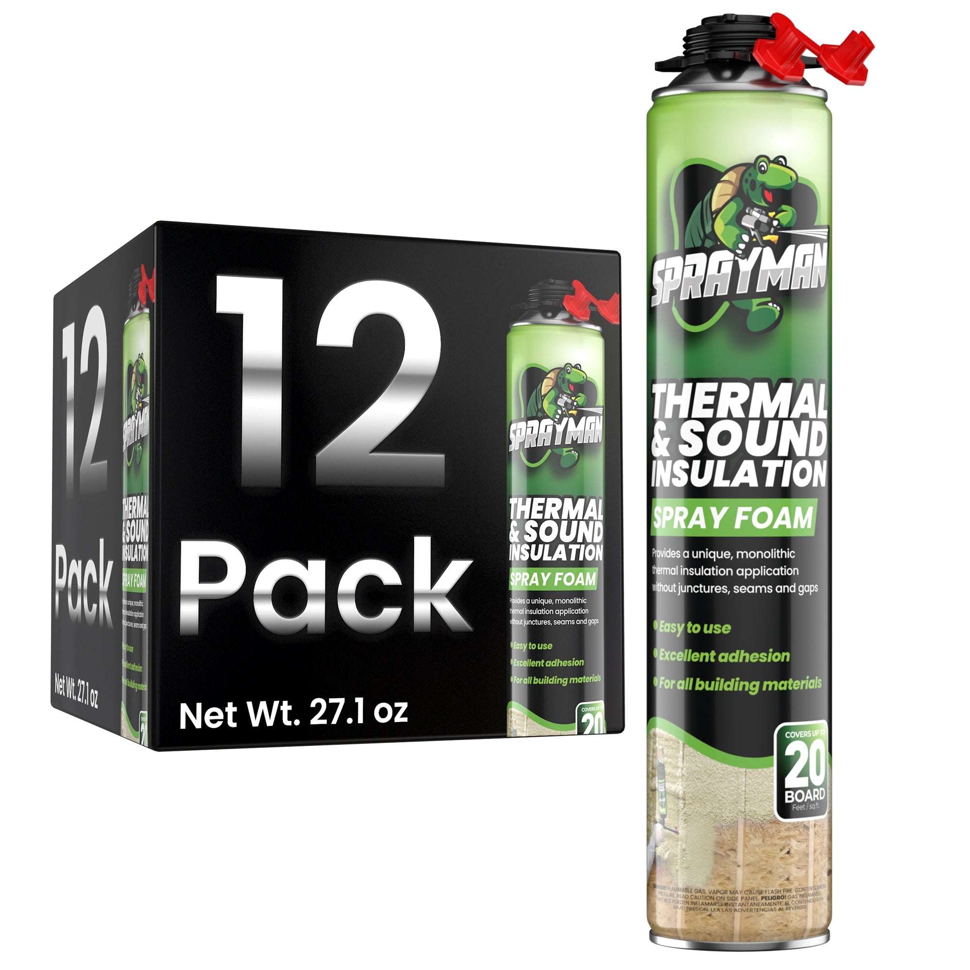 Sprayman Thermal & Sound Insulation Polyurethane Spray Foam